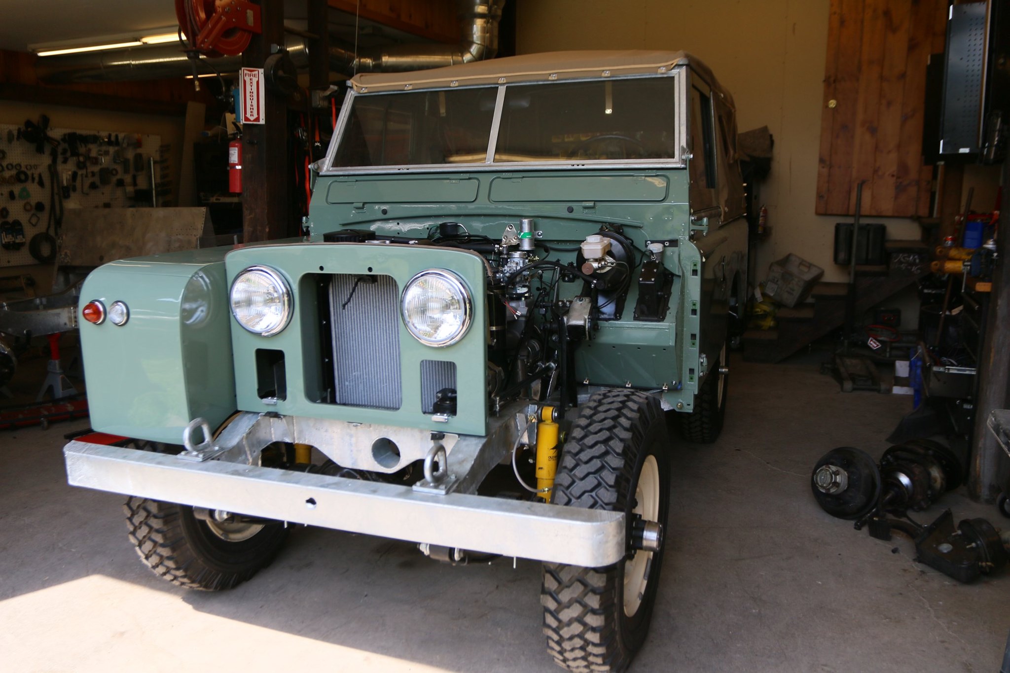 1965 Land Rover Series IIA Pastel Green - North America Overland